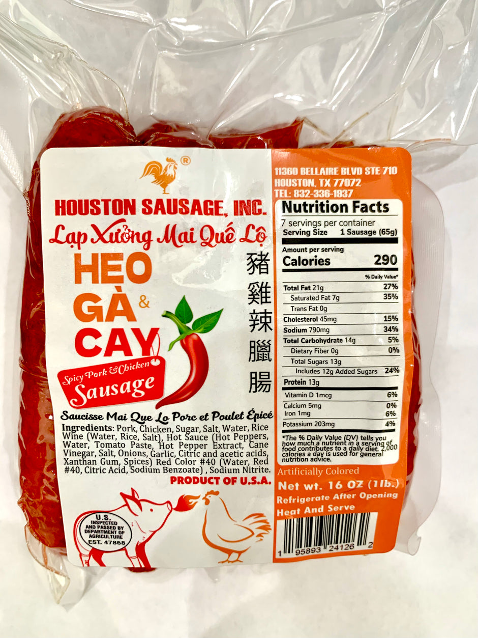 Houston Sausage - Lạp Xưởng Houston - Food Manufacturer in Houston ...